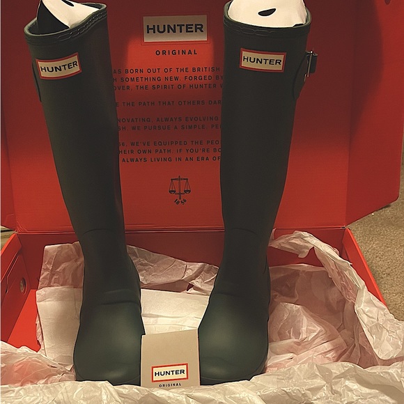 Hunter | Shoes | Fsccertified Original Wellington Boot Hunter Green ...